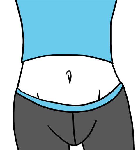 Wii Fit Trainer Belly Close Up By Rosaodyssey77 On Deviantart