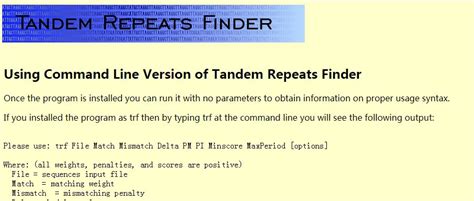 基因组注释1 重复序列repeatmasker trf csdn博客