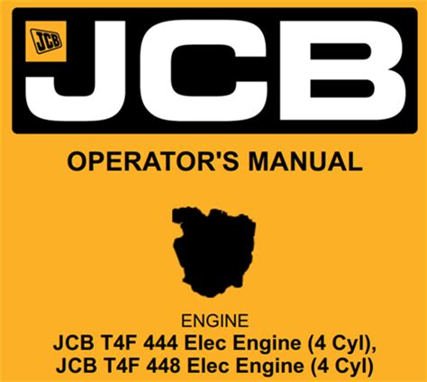 Jcb T4f 444 Elec Engine 4 Cyl Jcb T4f 448 Elec Engine 4 Cyl