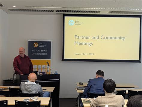 Lpi Japan Branch Hosts Meeting For Partners And Community Linux Professional Institute Lpi