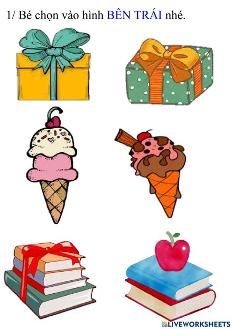 Spatial Relation Interactive Worksheet Live Worksheets