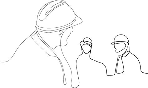 건설 현장에서 일하는 건설 관리자와 엔지니어 벡터 일러스트 레이 션 프리미엄 벡터