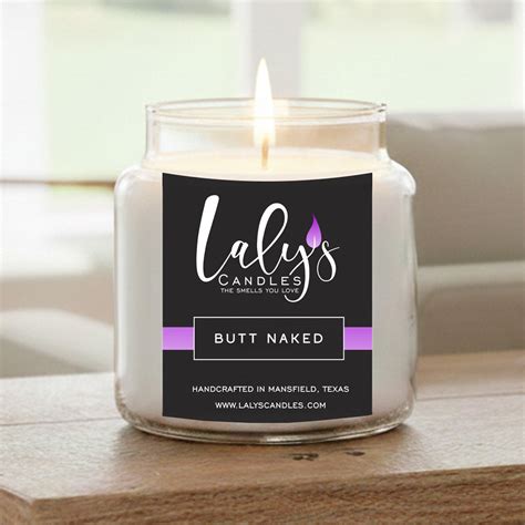 Butt Naked 22 Oz Candle Juicy And Tropical Strong Scented Eco