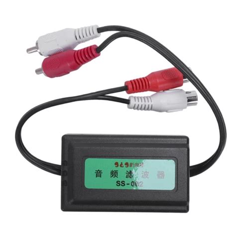 Mylh7j 3 5mm Car Rca Amplifier Audio Noise Filter Ground Loop Isolator