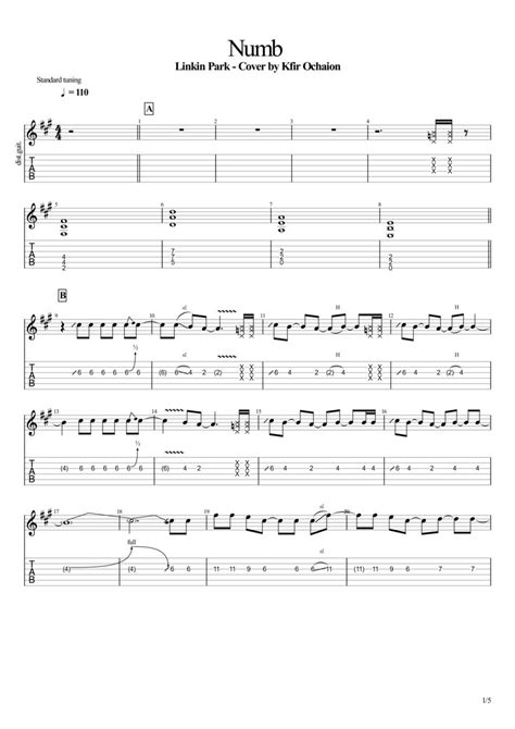 Linkin Park Numb Guitar Chords