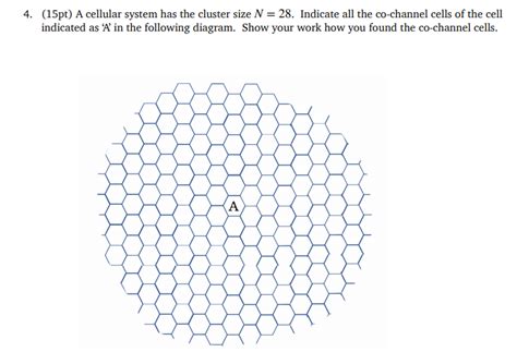 Solved Pt A Cellular System Has The Cluster Size N Chegg Com