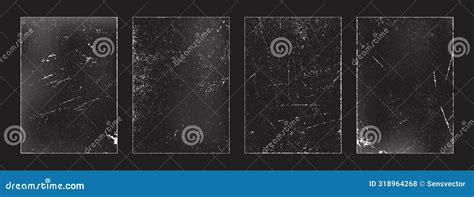 Worn Paper Effect Grunge Old Page Sheet Stock Vector Illustration Of