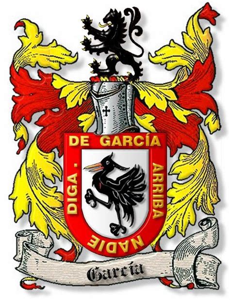 Escudo Garcia Heraldica Más Escudos Escudo De Armas Apellidos