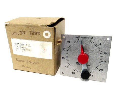New Industrial Timer Ch 1min Timer Ch1min Sb Industrial Supply Inc