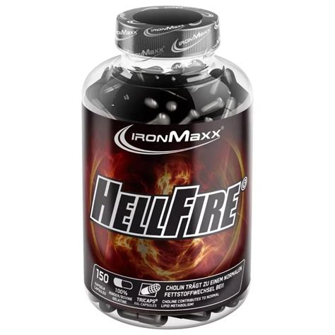 Жиросжигатель IronMaxx Hellfire Fatburner, 150 капсул – фото, отзывы ...