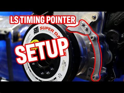 LS Timing Pointer Install And Setting TDC Chevy Corvette C6 Diys DIY