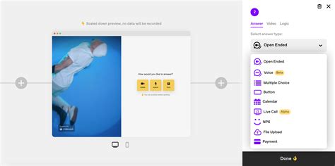 Answer Types Videoask