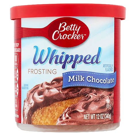 Betty Crocker Milk Chocolate Whipped Frosting 12 Oz