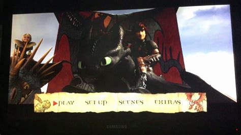 How To Train Your Dragon 2 2014 Dvd Menu Walkthrough Youtube