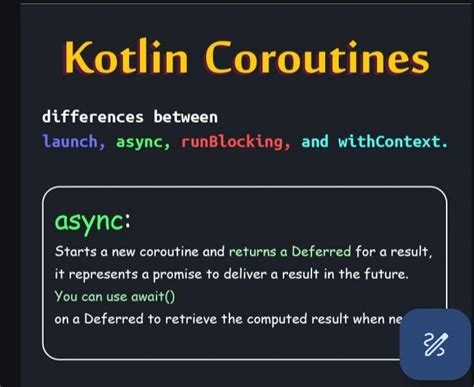 Tazarki Mohamed Amine On Linkedin Android Androiddeveloper Kotlin Kotlincoroutines Coroutines