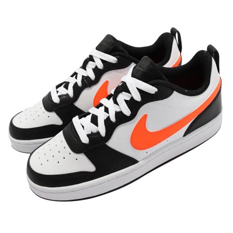 BUY Nike Court Borough Low 2 GS White Total Orange | Kixify Marketplace