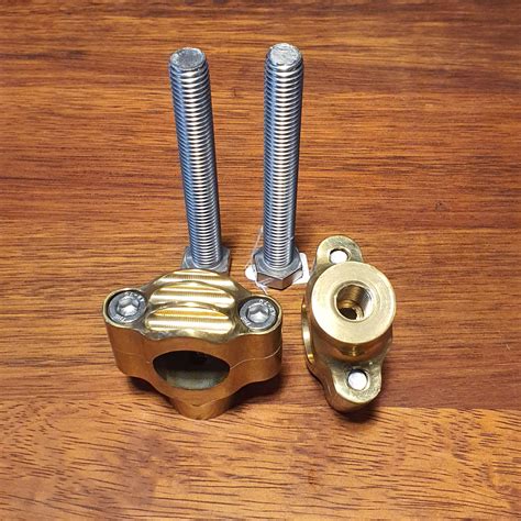 Solid Brass Risers For 1 Bars