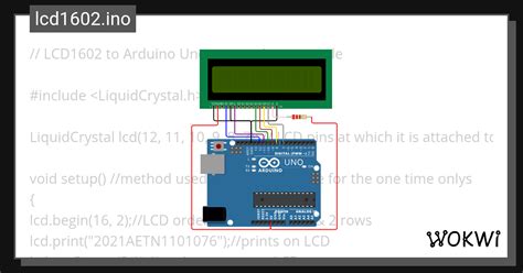 Lcd16x2arduino Copy Wokwi Esp32 Stm32 Arduino Simulator