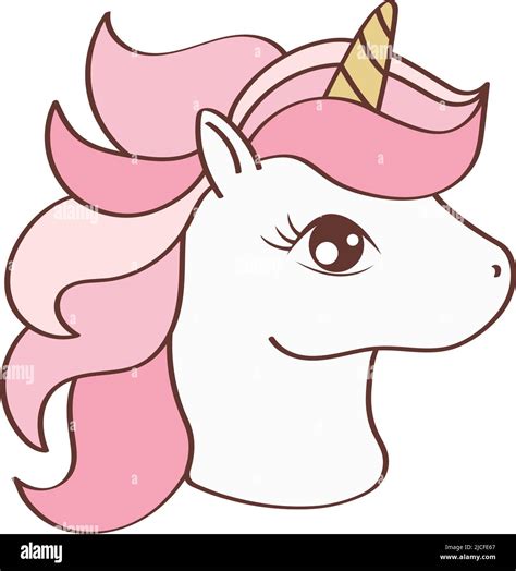 Unicorn Face Clipart Character Design Adorable Clip Art Unicorn Head
