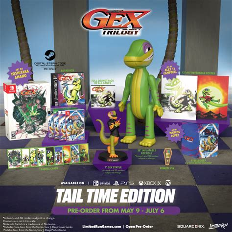 A 36″ Inflatable Gex You Need To See These Gex Trilogy Physical Editions Gaming Retro