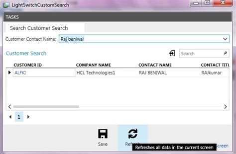 Custom Search In Lightswitch 2012