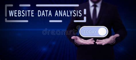 Conceptual Display Website Data Analysis Concept Meaning Analysis And