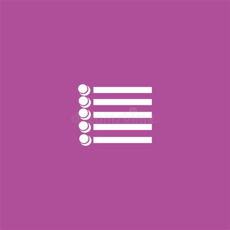 Text Align Icon Illustration Isolated Vector Stock Vector