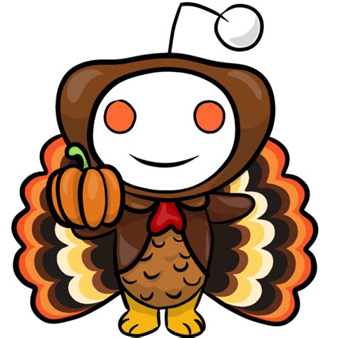 A Thanksgiving Reddit Snoo I Made In Concepts App Happy Thanksgiving
