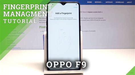How To Add Fingerprint In OPPO F9 Set Up Fingerprint Protection YouTube