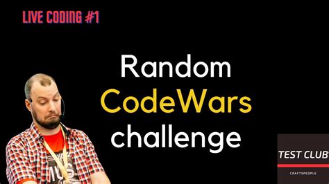Live Coding Stream Solving Random Coding Challenge From Codewars Youtube