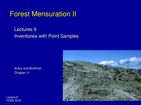 Ppt Forest Mensuration Ii Powerpoint Presentation Free Download Id