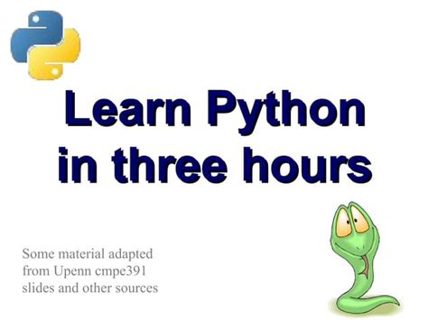 This Presentation About Python Programming Language Ppt