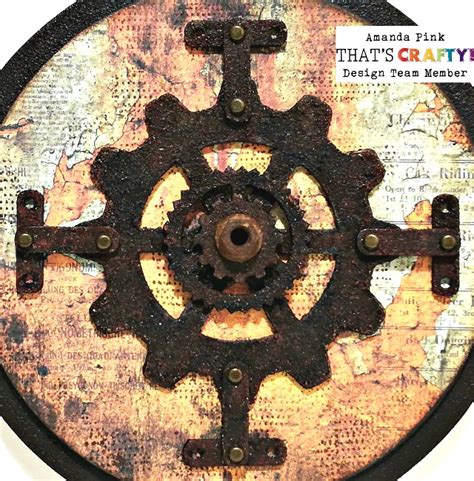 Grungy Rusty Cogs By Amanda Pink That S Crafty