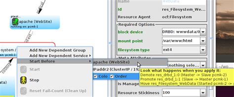 Configure The Cluster For DRBD