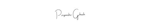 74 Priyanshu Ghosh Name Signature Style Ideas Professional Online