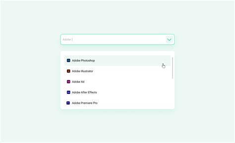 Dropdown Ui Design In Adobe Xd On Behance