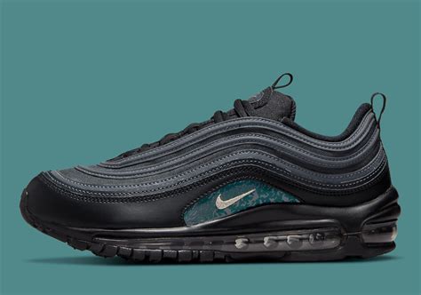 Nike Air Max 97 Shoes Icons Platinum Black Volt Dx4235 001