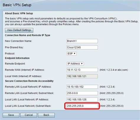 Configure Site To Site IPsec Virtual Private Network VPN On An RV132W Or RV134W Router Cisco