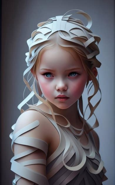 Premium Photo 3d Rendered Portrait Of Cute Young Dark Skin Eastern Girl Made Without Ai Not Ai