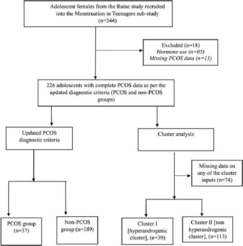 Flow Chart For Participants Pcos Polycystic Ovary Syndrome