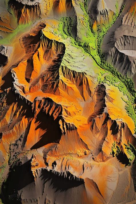 Detailed Aerial View Of A National Park With Lidar Gis Mapping Showing