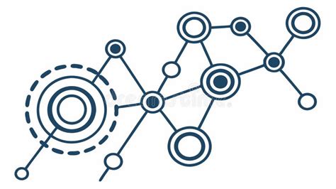 Molecular Structure Illustration Chemical Compound Science Biology Abstract Vector Design