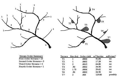 Diagram Of The Stream Order Method For Calculating Stream Flow Within A