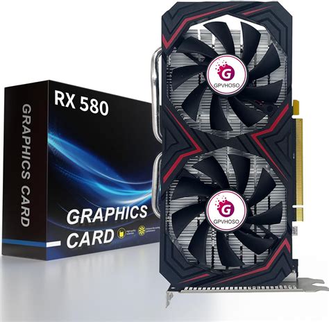 Amd Rx 580 8gb Graphics Card 2048sp 1284mhz Gddr5 256bit Radeon Rx580 Gpu 8k Video