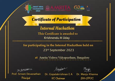 Krishnendu M Uday On Linkedin Sihhackathon Codechefadventures Techforgood Learningjourney