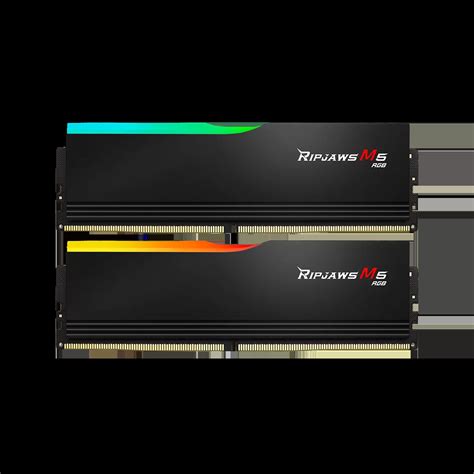 G Skill Ripjaws M5 Rgb Ddr5 6000 Cl32 32gb 2x16gb Intel Xmp Desktop Memory Black White