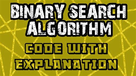 Binary Search Algorithm In C Data Structure Code And Output Youtube