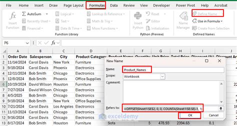 How To Use Named Ranges In Formulas Exceldemy