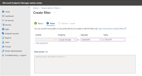 organize intune for windows 365 and avd with filters mr t bone´s blog