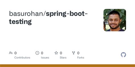 GitHub Basurohan Spring Boot Testing